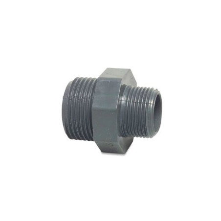 PVC reduceringsnippel 11/4"-3/4"